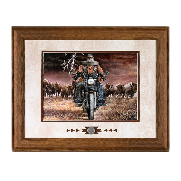 Framed Buffalo Thunder Showcase Print – David Behrens Art